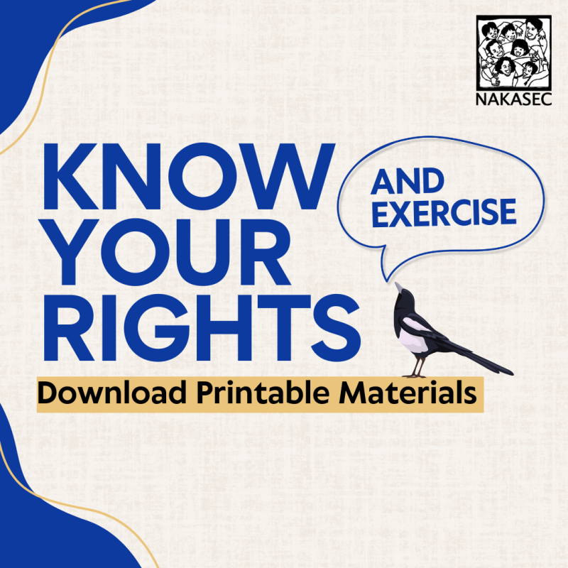 Know Your Rights - NAKASEC